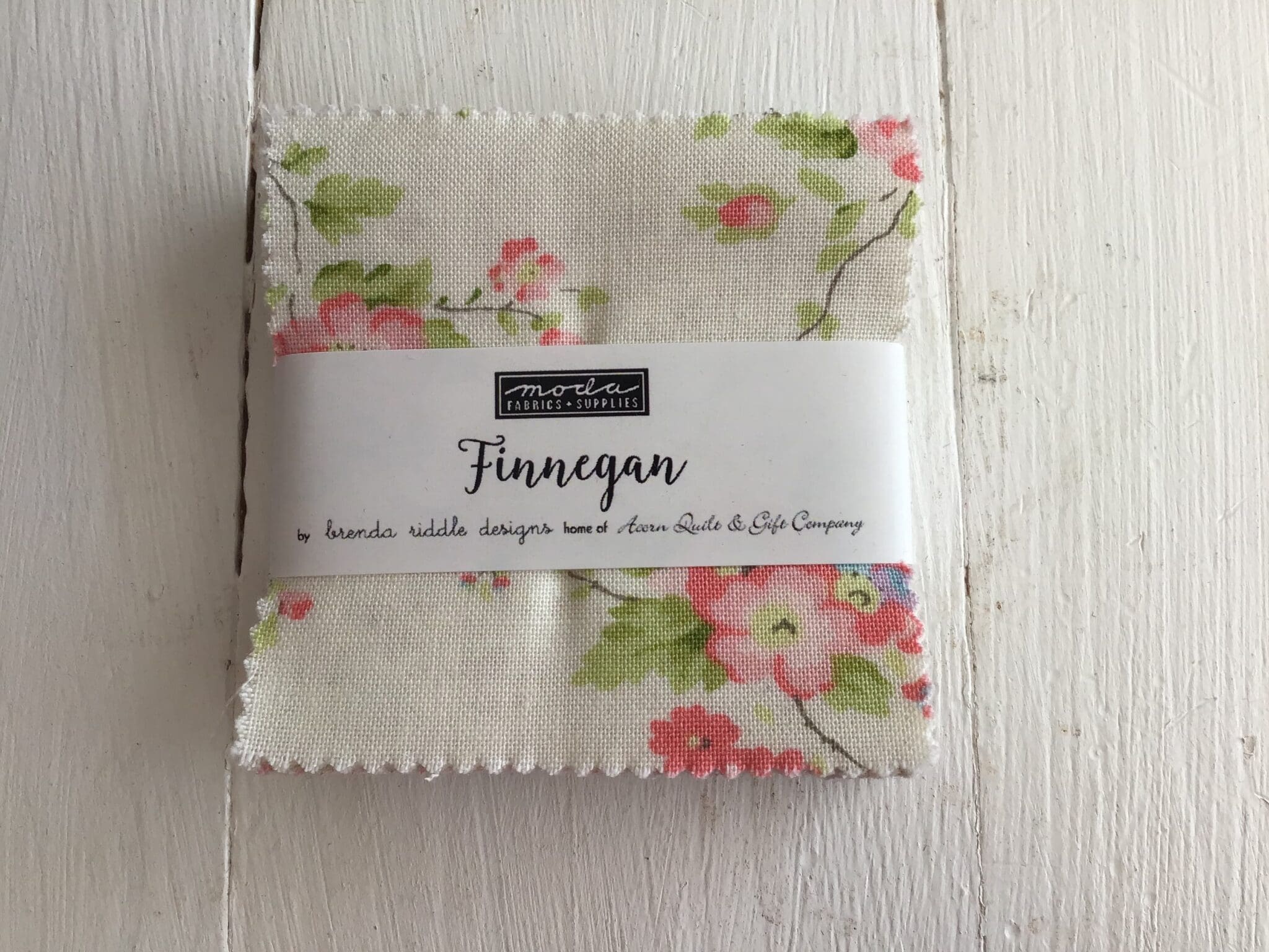 Finnegan by Brenda Riddle Mini Charm pastels - Quilters Den