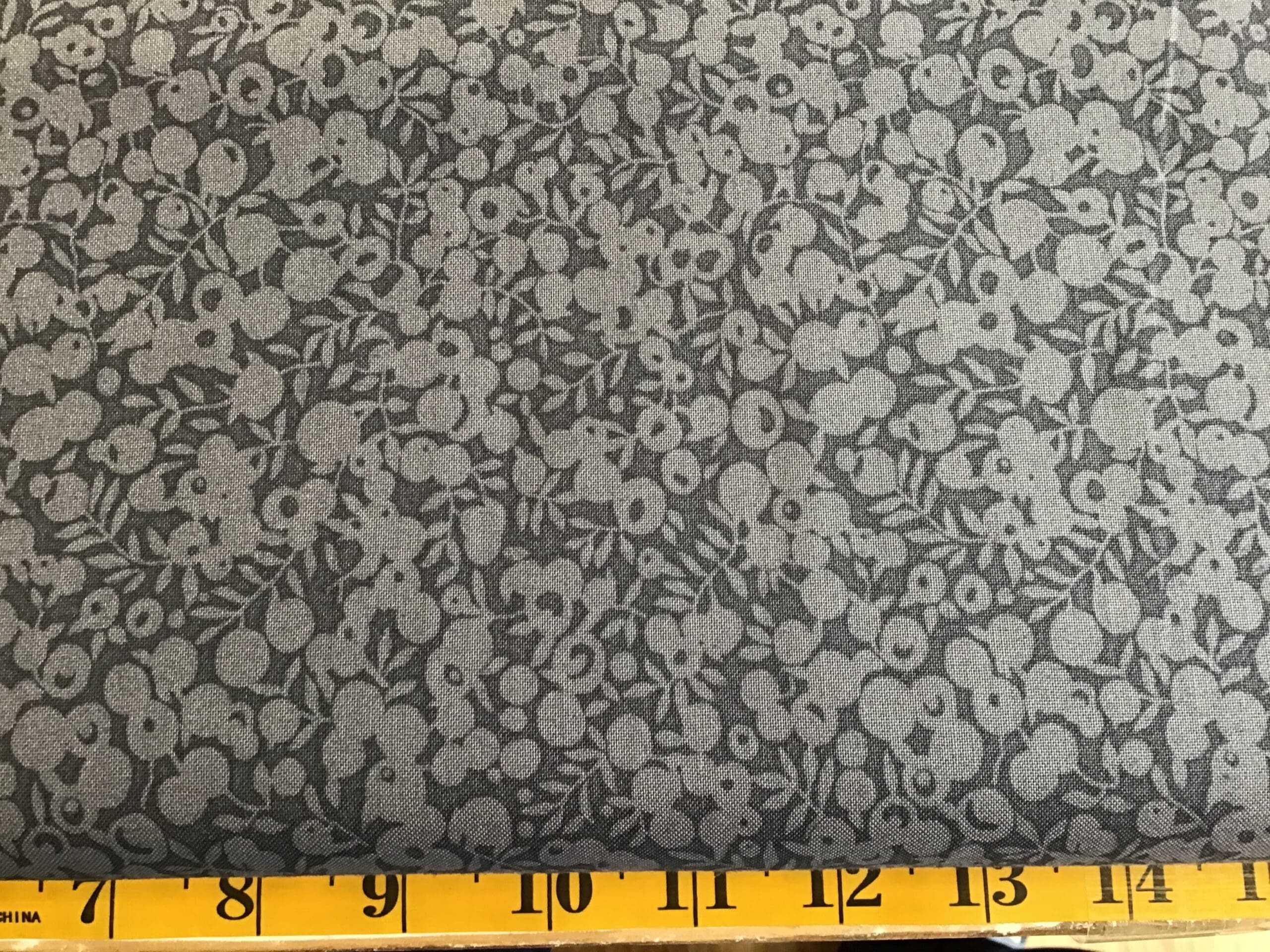 Liberty 5713Z Wiltshire Shadow Graphite Dark grey fabric - Quilters Den