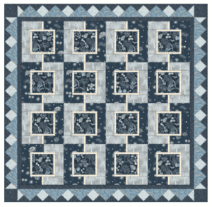Secret Winter Garden FREE Quilt Pattern - Quilters Den