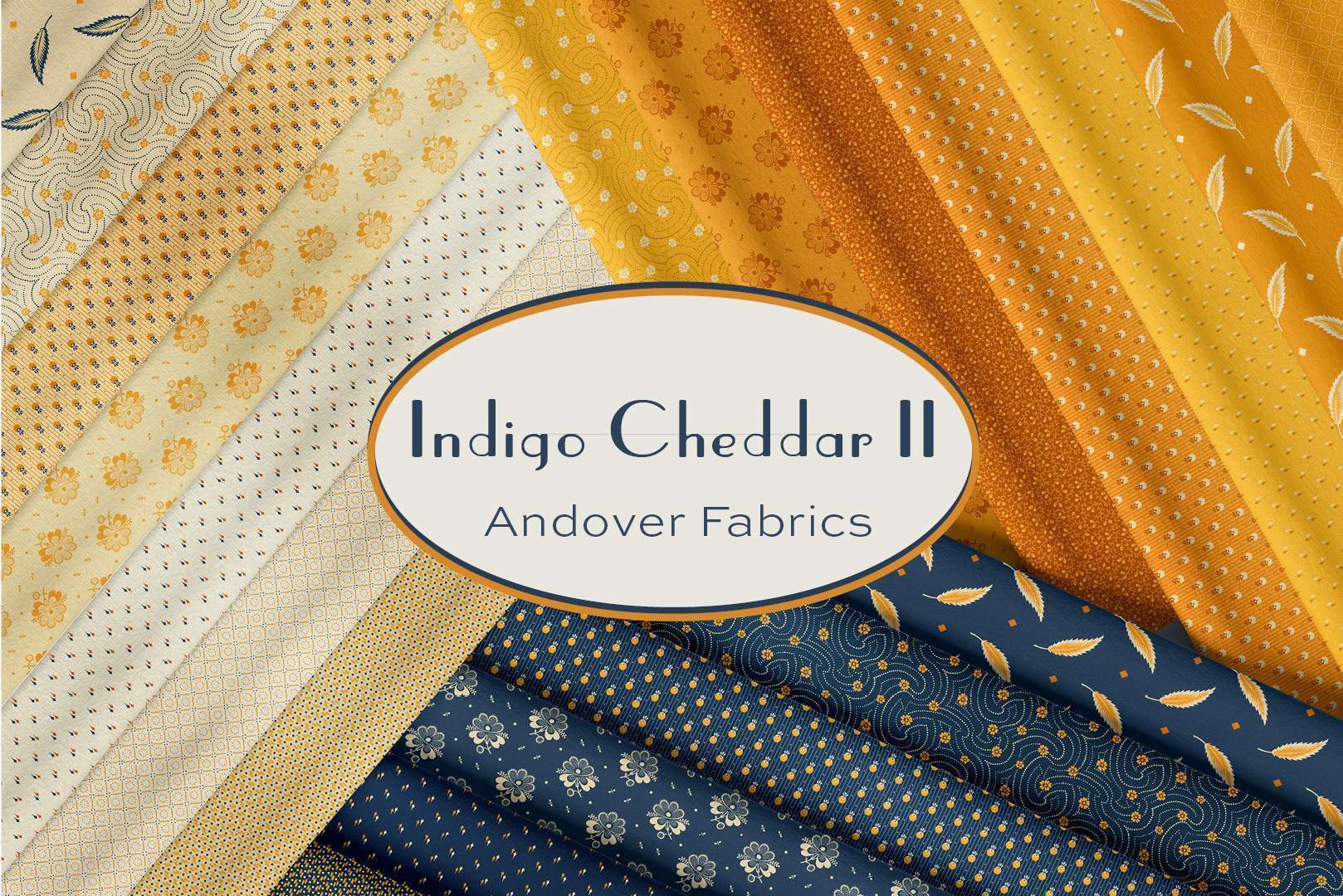 Indigo Cheddar 2 - Quilters Den