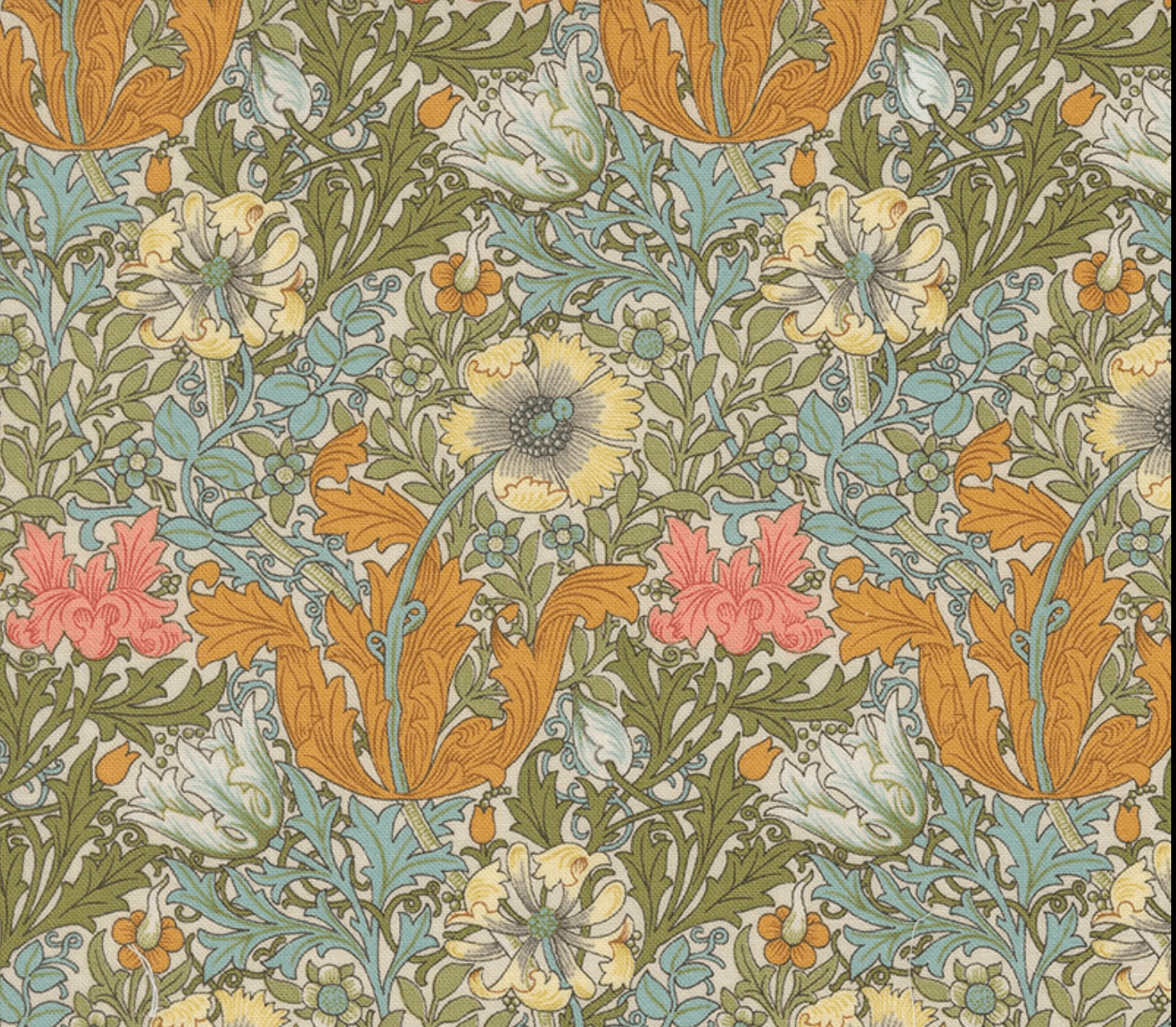 Morris Manor 8390 11 Porcelain by Barbara Brackman for Moda fabrics ...
